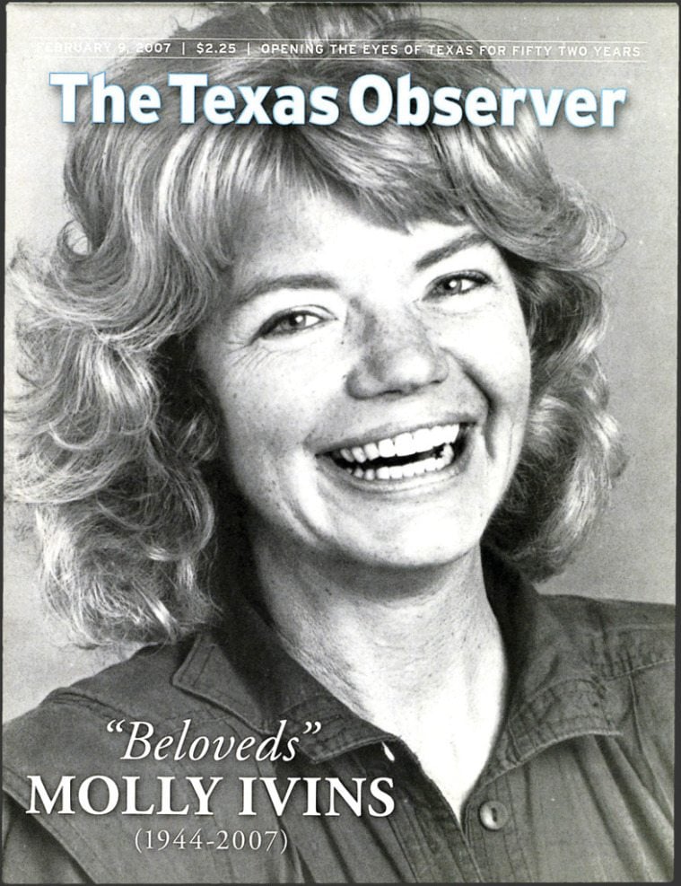 Molly Ivins Wrestles With the 'Infotainment' Industry - The Texas Observer