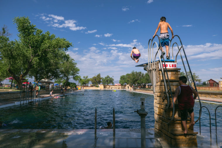 Moments From the Reopening of Balmorhea Pool—Texas Observer