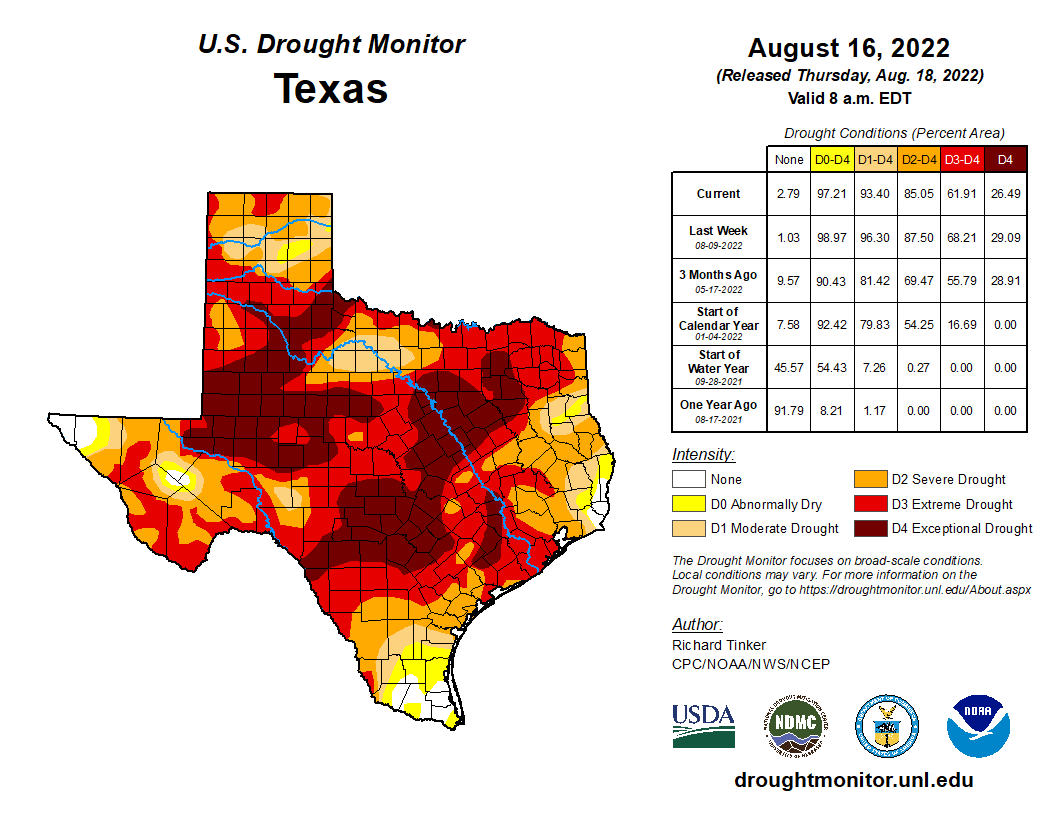 A Hot, Dry 2022 by the Numbers - The Texas Observer